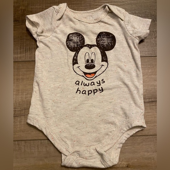 Disney | One Pieces | Disney Baby Mickey Mouse Always Happy Short ...